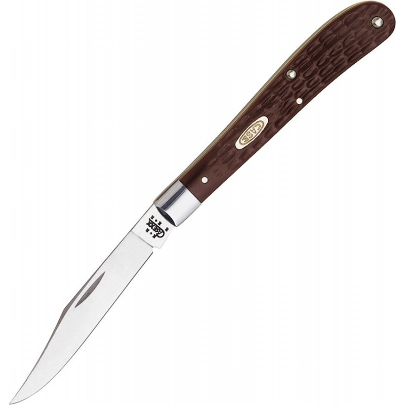Navaja Case Barehead Slimline Trapper Brown Delrin, compra online