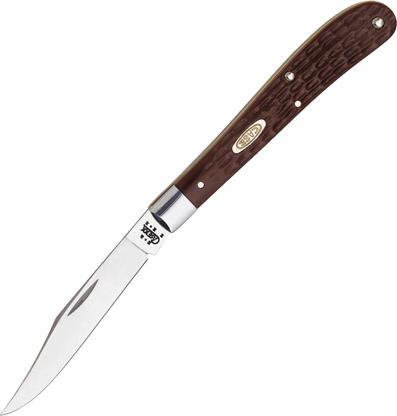 Navaja Case Barehead Slimline Trapper Brown Delrin, compra online