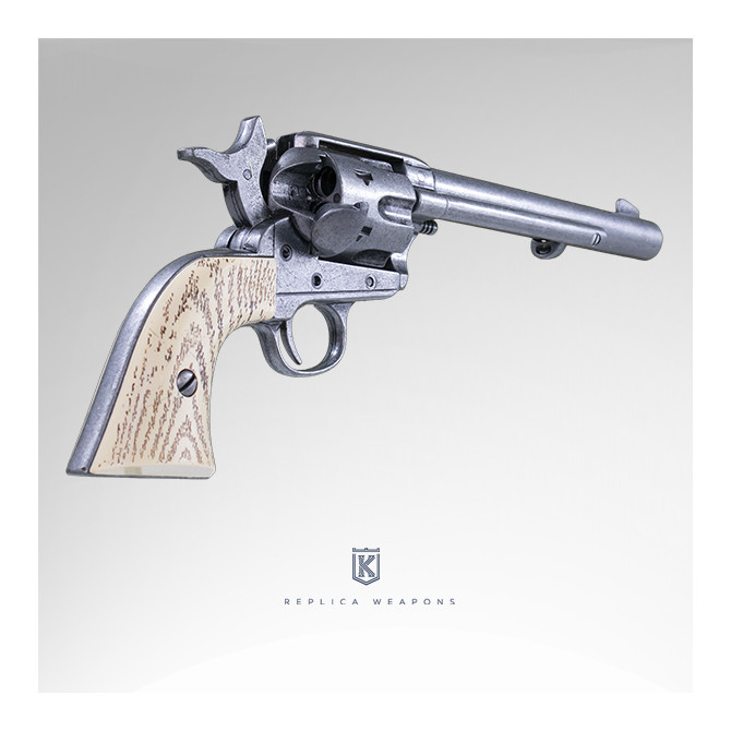 Revólver Kolser Colt 45 Largo USA 1873 Marfil/Pavonado, compra online