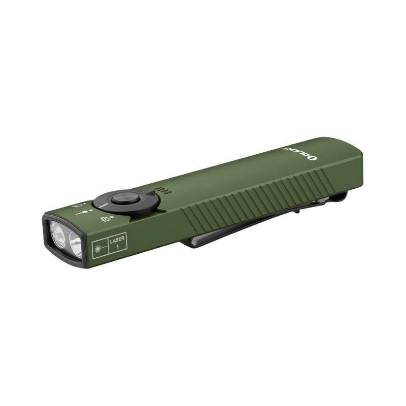 Linterna Olight Ultravioleta Arkfeld Pro CW OD Green con Láser Verde ...